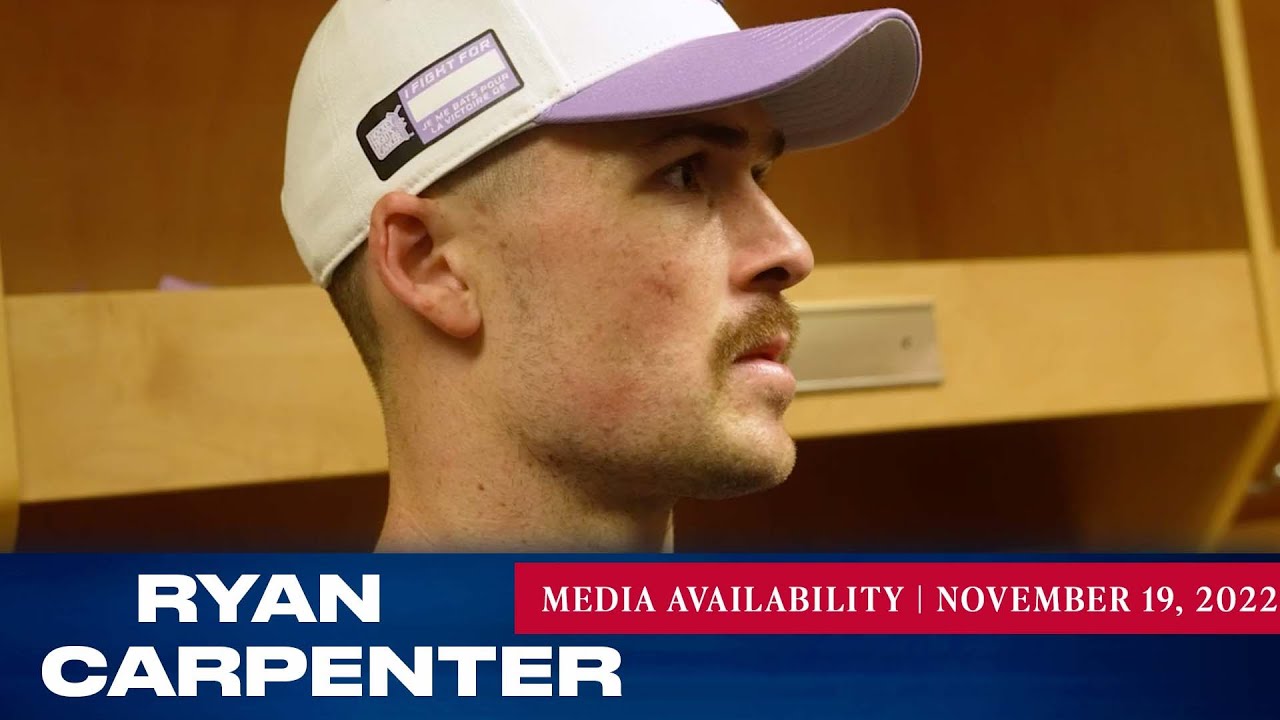 New York Rangers: Ryan Carpenter Postgame Media Availability | Nov. 19 ...