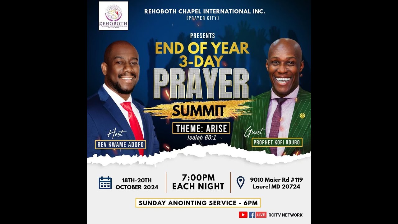 PRAYER SUMMIT WITH PROPHET KOFI ODURO... - YouTube