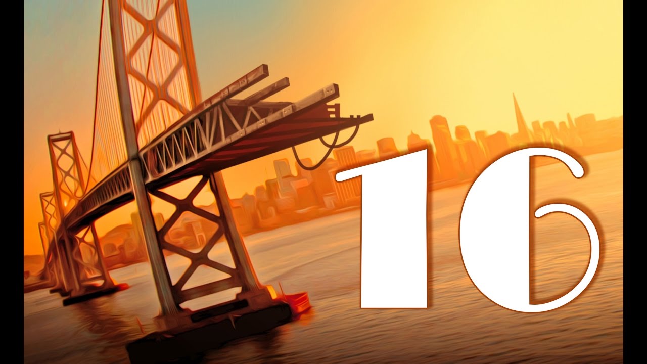 Bridge Construction Simulator 3d level 16 Walkthrough - YouTube