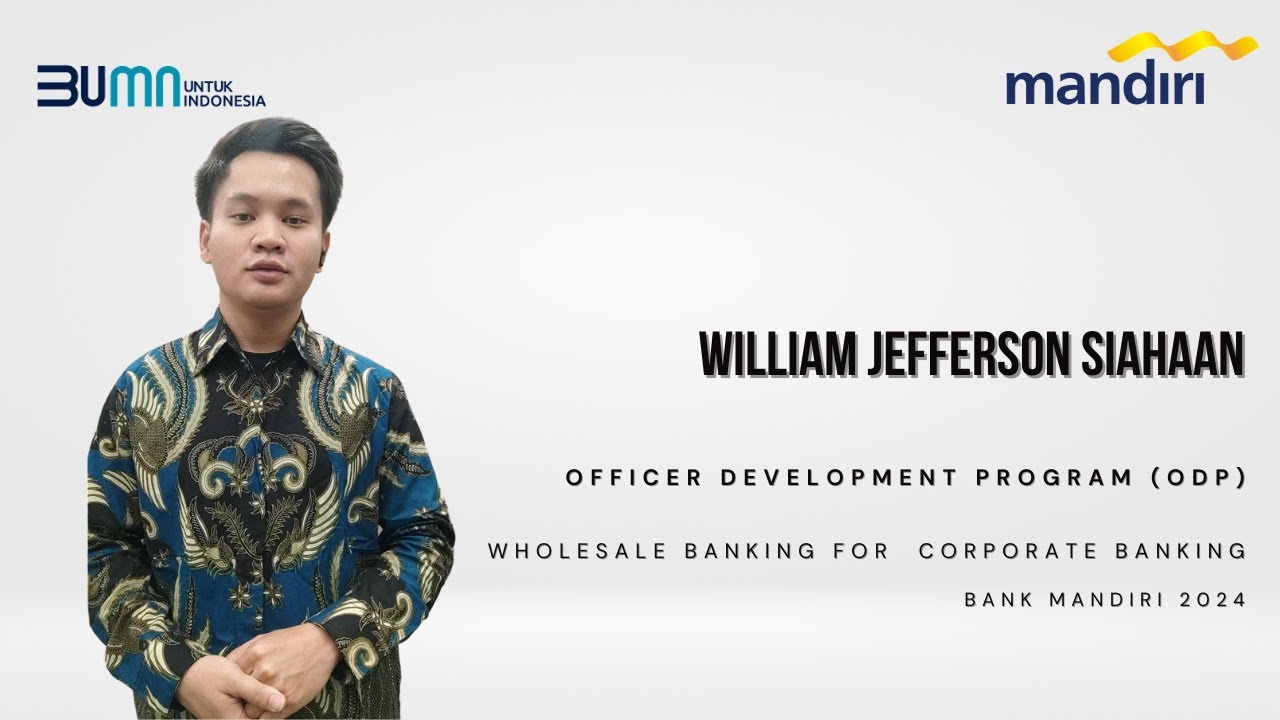 Mandiri Officer Development Program (ODP) Wholesale Banking 2024 ...