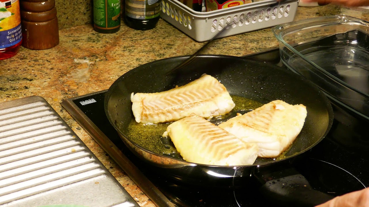 Cod with Capers and Lemon Grenobloise - YouTube