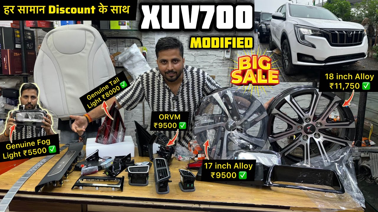 All Genuine Accessories Of Xuv700 With Best Price Xuv700 Modification ...