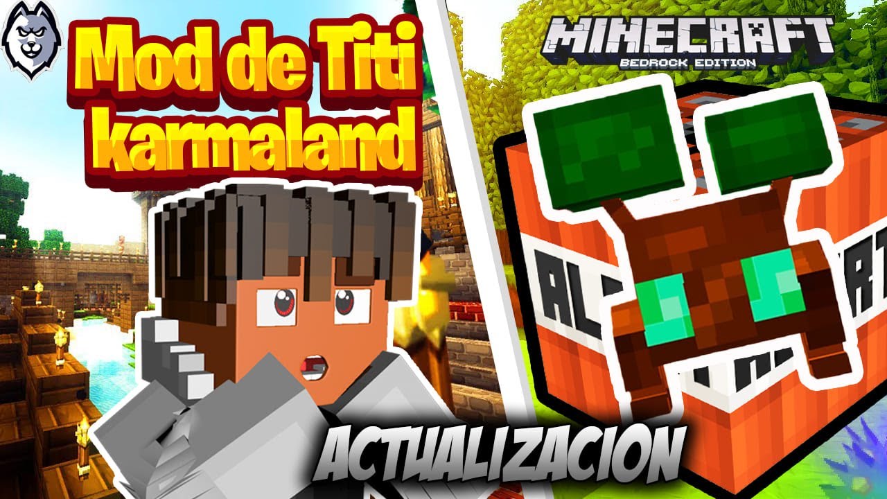Mod de Titi V_ 1.5de Karmaland V | Minecraft pe Tutorial | BEDROCK ...