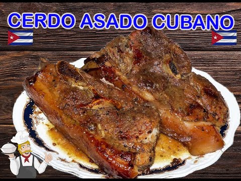 Receta Cubana-Cerdo Asado en Cazuela - YouTube