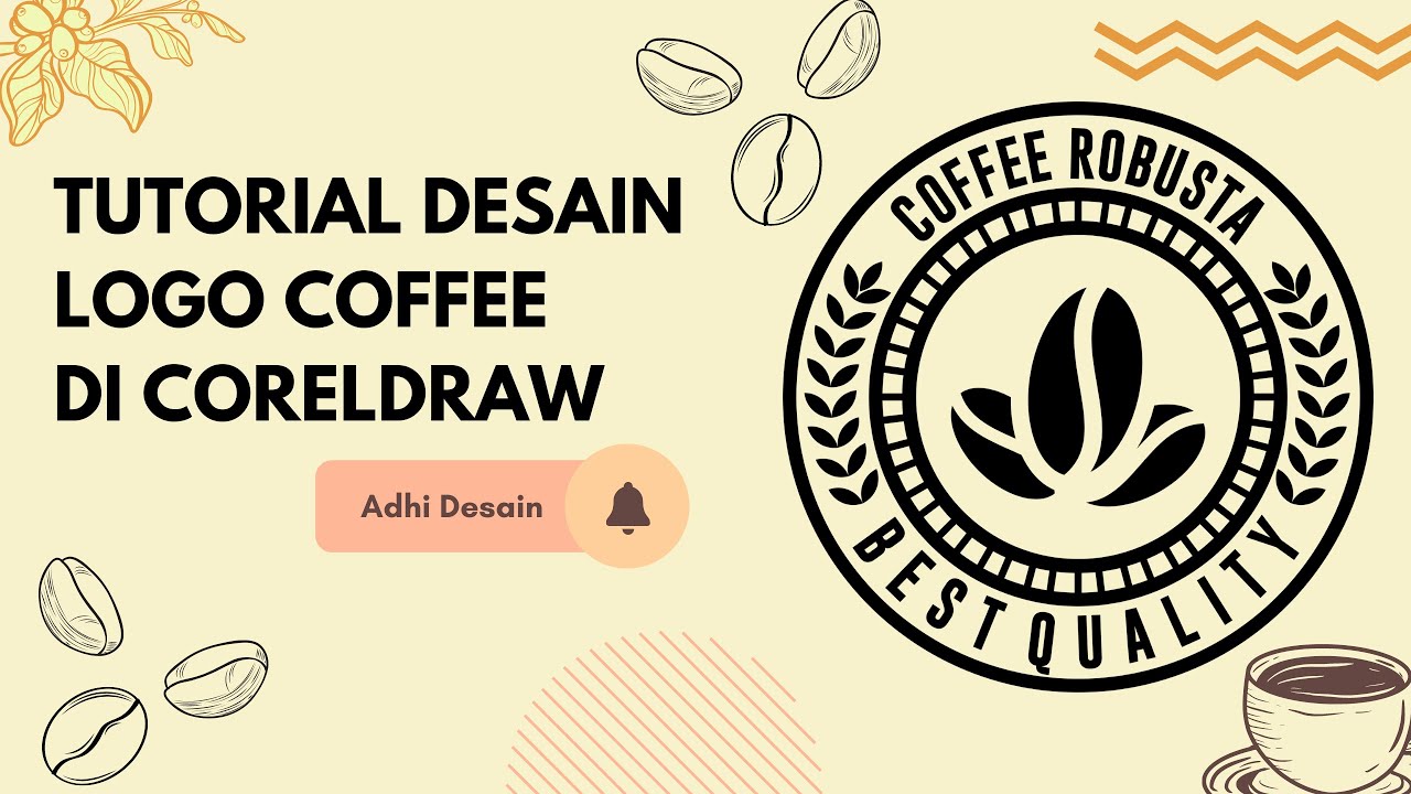 BEGINI CARA MEMBUAT LOGO COFFEE DI CORELDRAW - TUTORIAL COREL DRAW ...