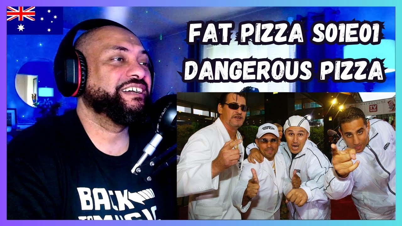 AMERICAN REACTS TO | Fat Pizza S01E01 Dangerous Pizza - YouTube