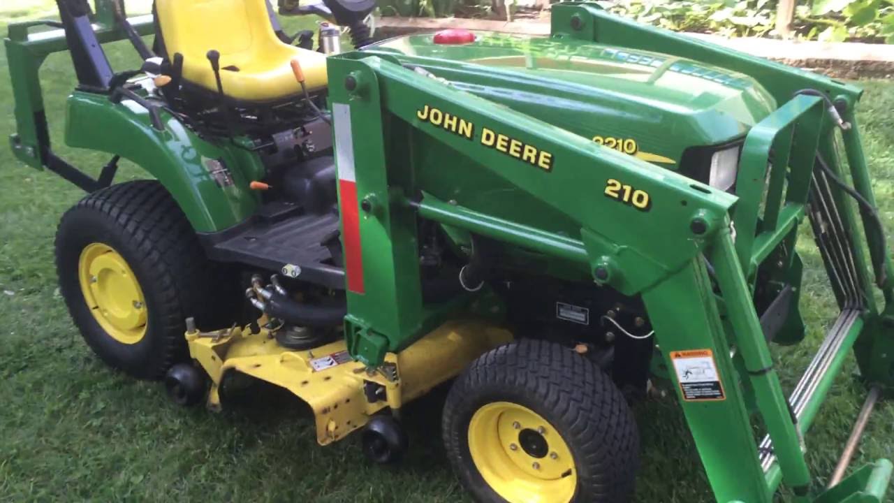 how to drive a compact tractor (2210) - YouTube