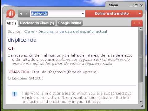 Definición de displicencia - YouTube