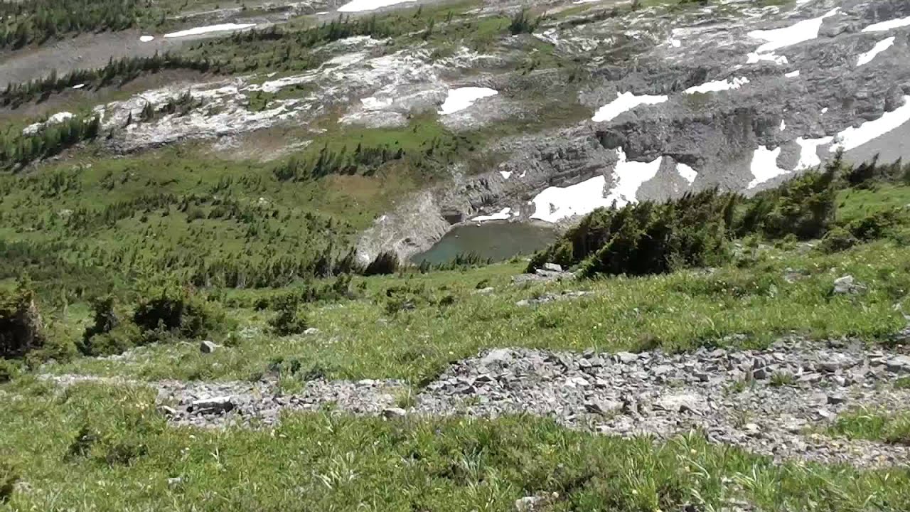 Ascending the South slopes of Mount Turret close to the ridge - YouTube