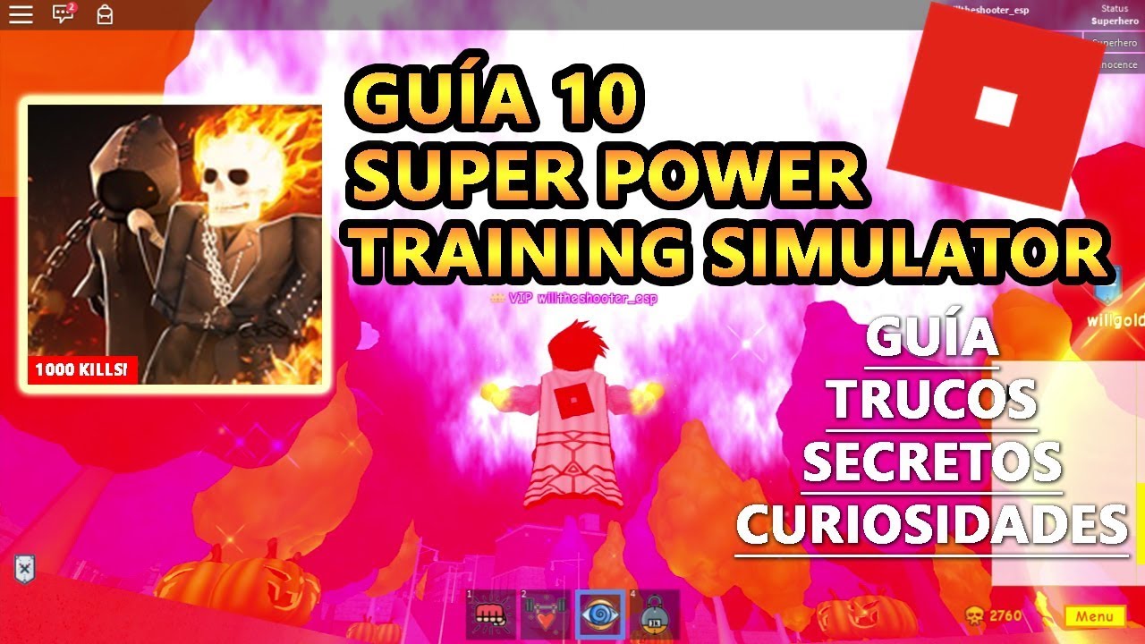 Super Power Training Simulator, 1000 Kills y Aura SSJ Rose, Roblox Español Guía Tutorial 10 ...