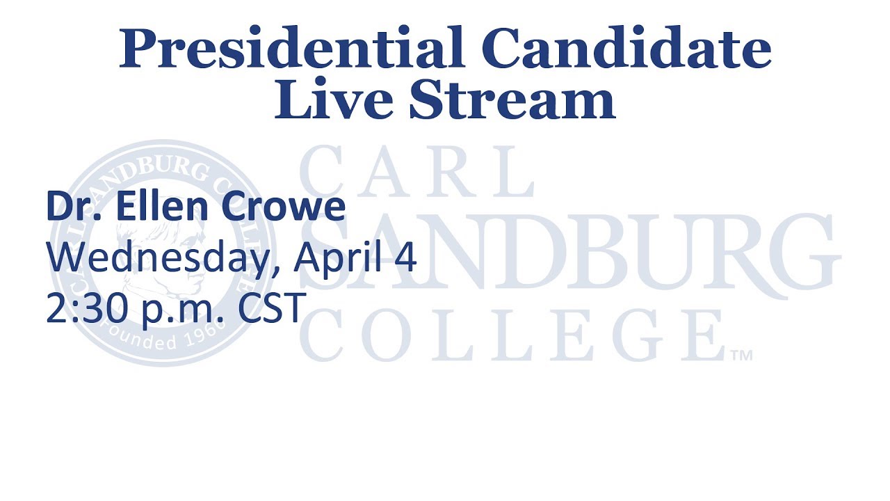 Presidential Candidate: Dr. Ellen Crowe - YouTube