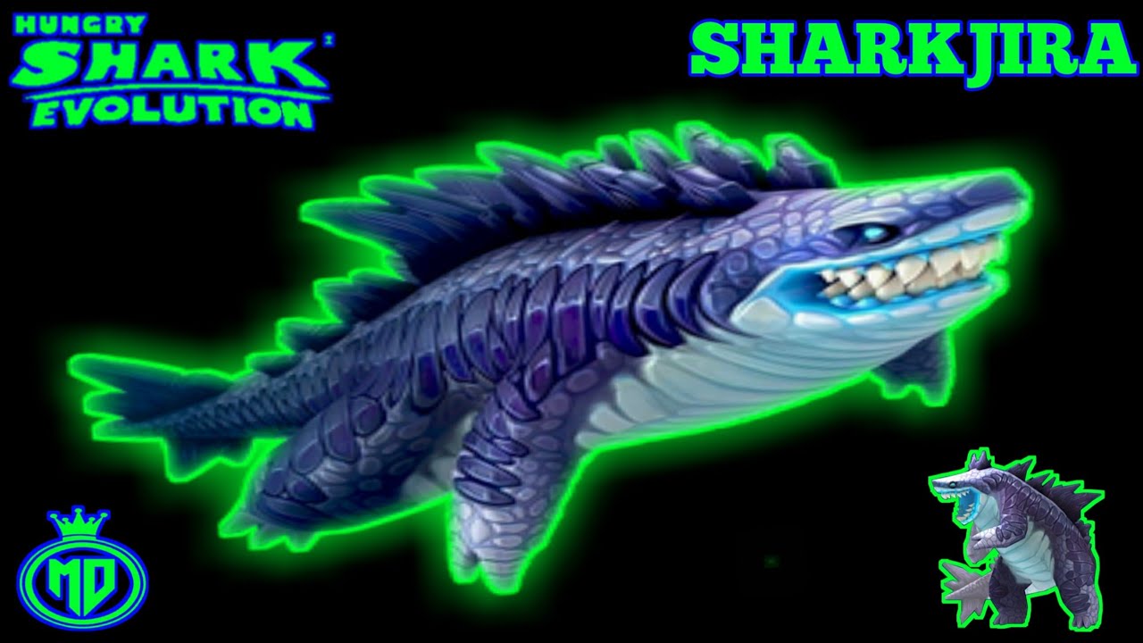 Sharkjira Godzilla Shark UNLOCK!!! || Hungry Shark Evolution || [HD ...
