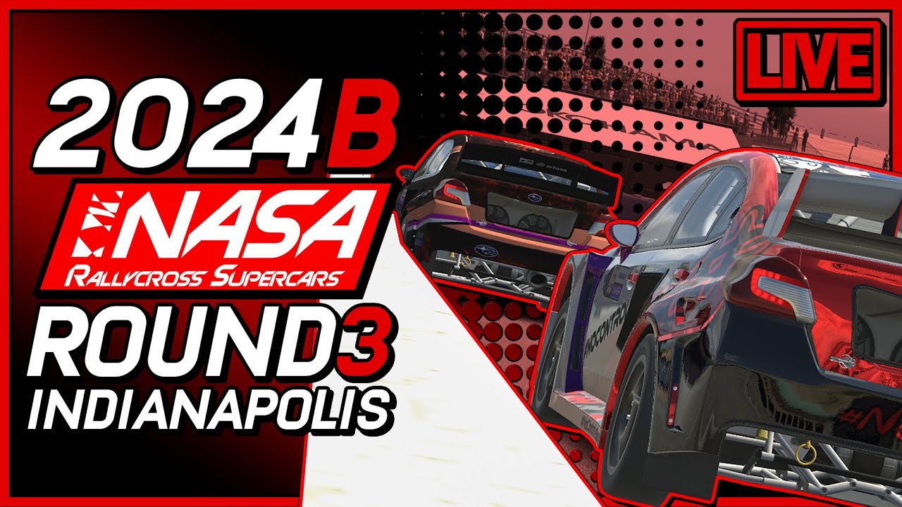 NASA Rallycross Supercars | 2024B R3 | Indianapolis - YouTube
