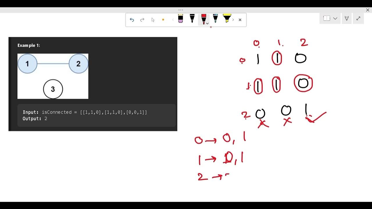 547. Number of Provinces || leetcode problem of the day || daily challenge || c++ in hindi - YouTube