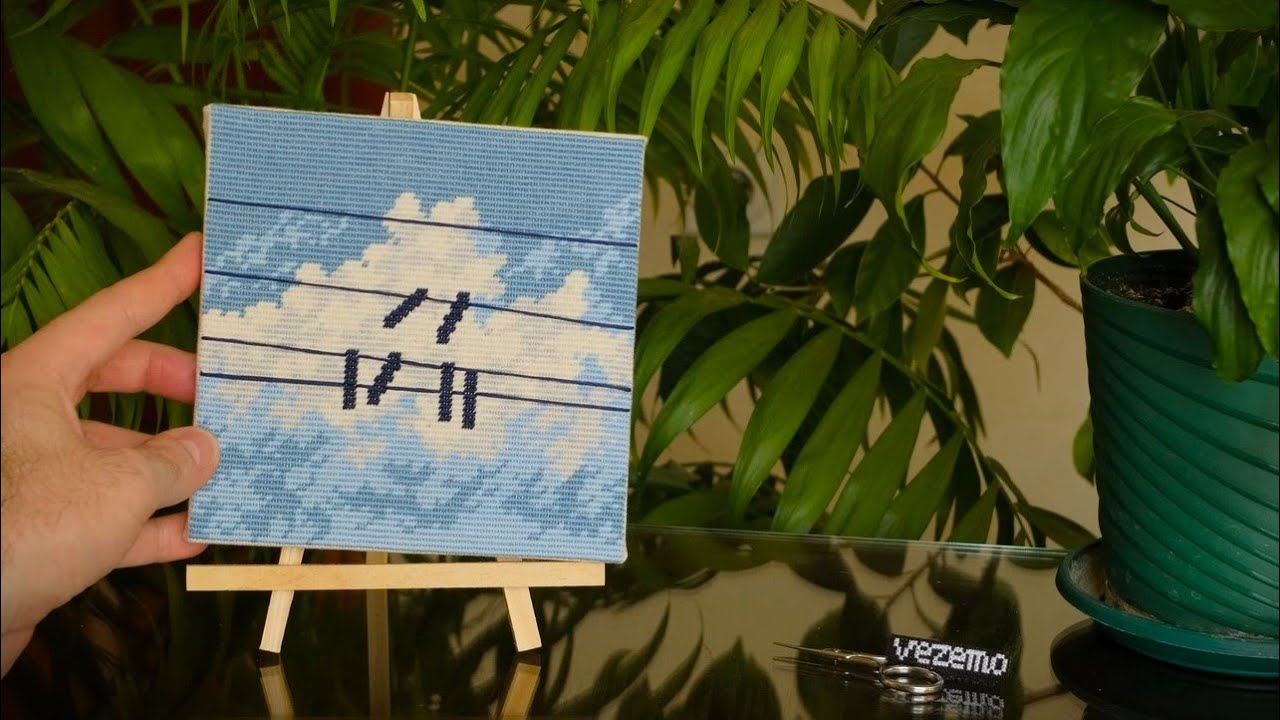 As Clouds Go By [Needlepoint Embroidery] - YouTube