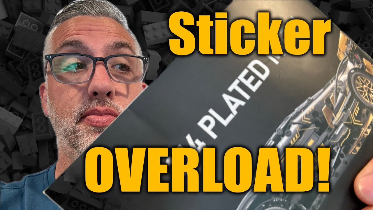 Lamborghini Vision GT Temu Fake Lego Set - So Many Stickers! - YouTube