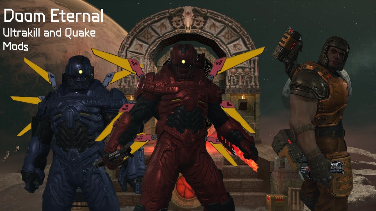 Doom Eternal | UltraKill shotgun and Quake Rocket Launcher Mod - YouTube