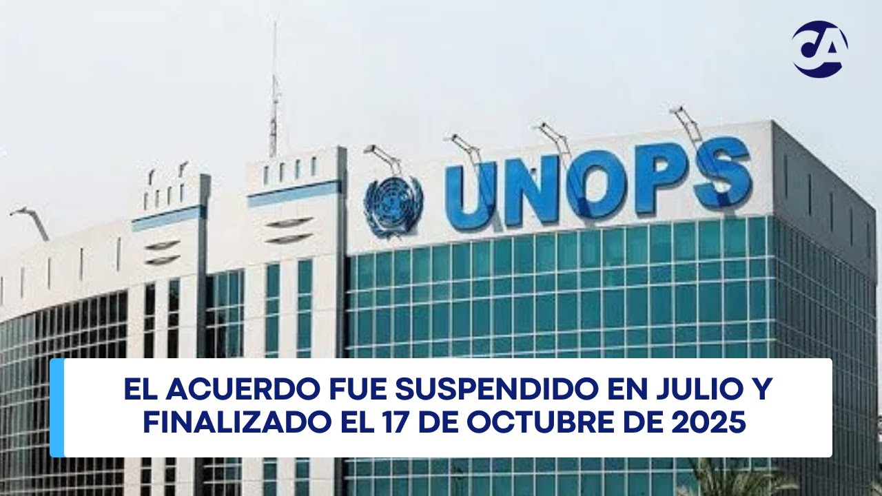 MSPAS concluye convenio con UNOPS por "mutuo consentimiento" - YouTube
