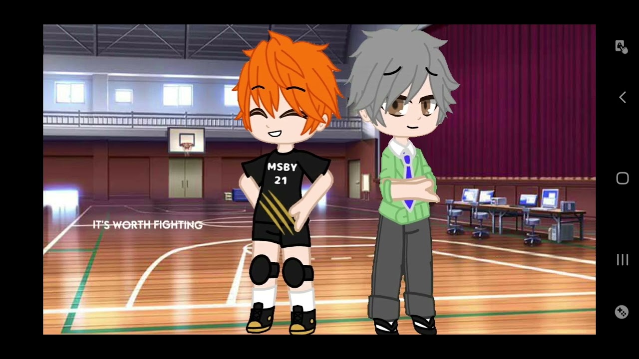 so take it all... || suga & hinata || gacha club || haikyuu timeskip ...