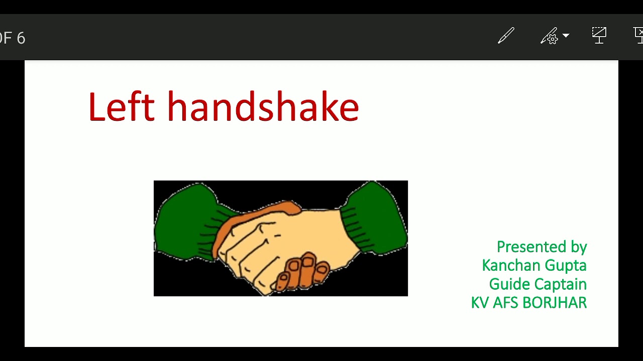 Bharat Scout & Guide Left Handshake - YouTube