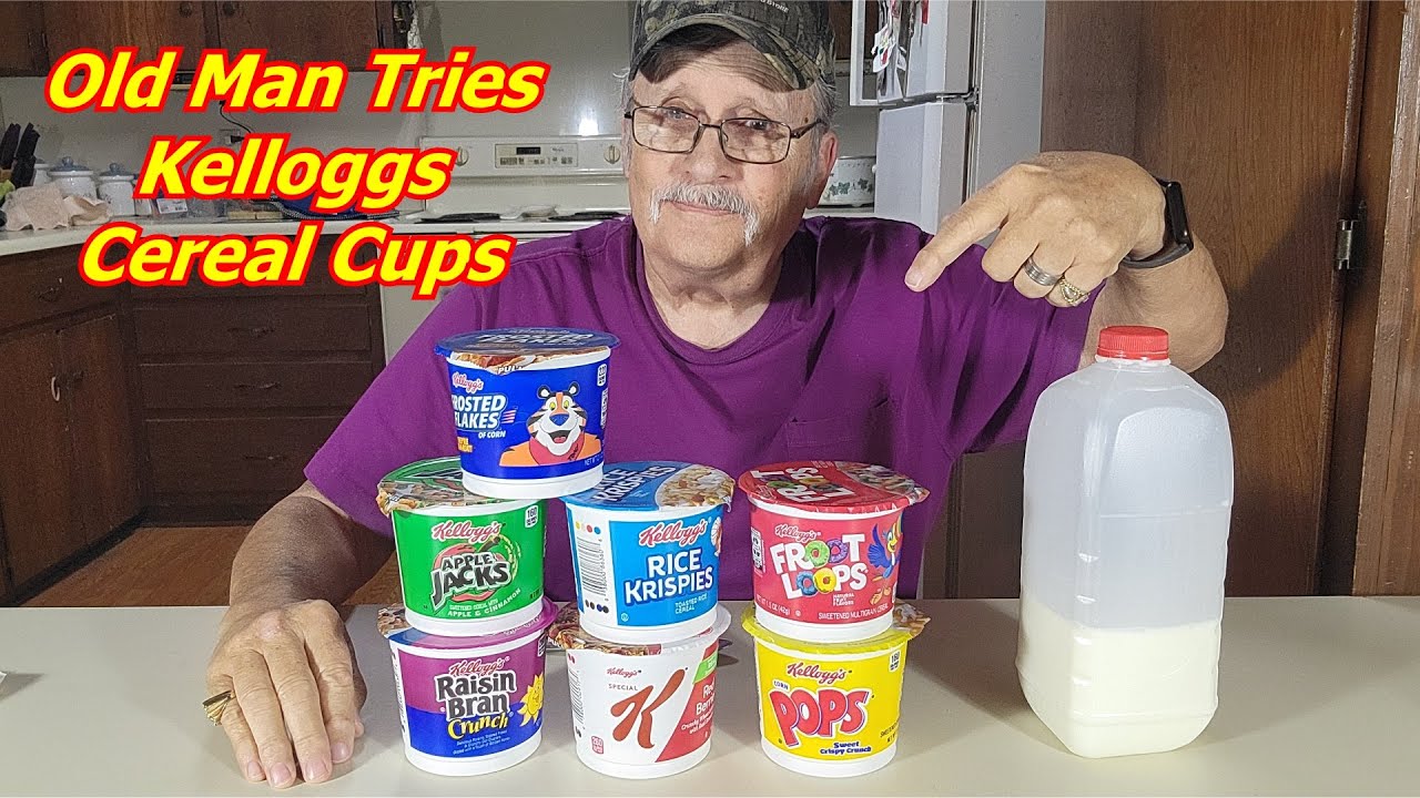 Old Man Tries Cereal Cups Which One Is The Best Taste Test and Rating ...