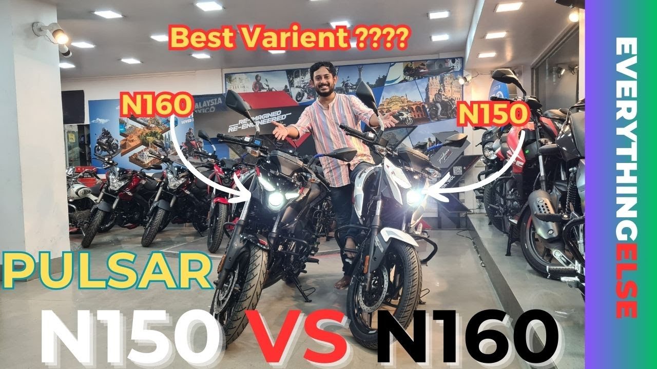 Pulsar N160 Vs N150 Compare | Everythingelse - YouTube