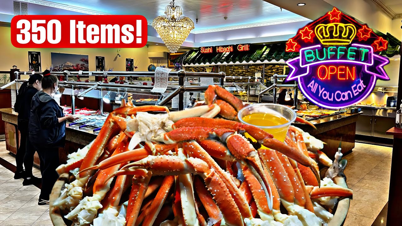 Giant Buffet! Snow Crab Legs | $20.95 All You Can Eat Chinese/Japanese ...