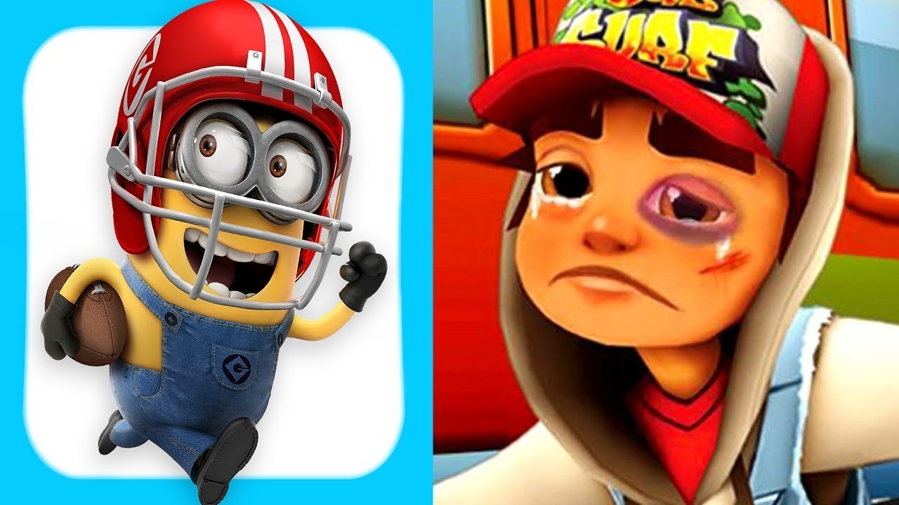 Minion Rush VS Subway Surfers Zoe | Android iPad iOS Gameplay - YouTube