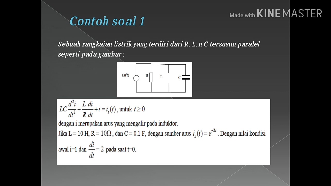 Persamaan Diferensial Orde 2 dan penerapannya pada rangkaian listrik ...