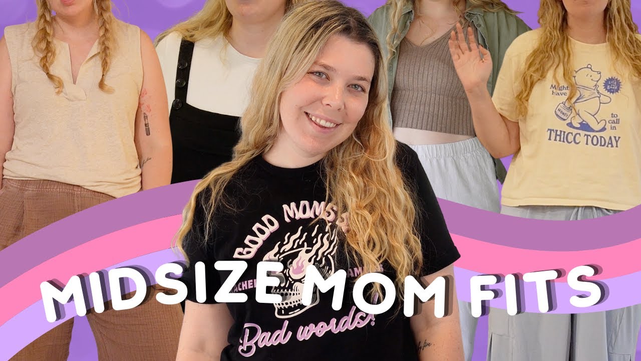 A Week of Outfits on a Mid-Size Mom (Easy, Everyday Style) - YouTube