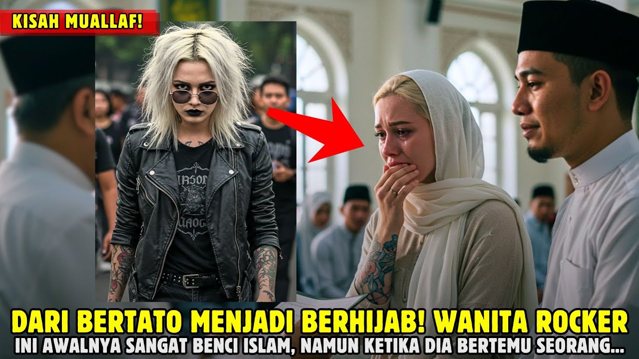 Dari BERTATO jadi BERHIJAB‼️"Islam Adalah Agama Terroris!" Kata Wanita ...
