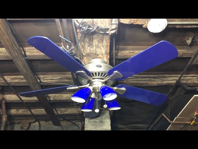 Harbor Breeze 52 Ceiling Fan Helix Ii Cobalt Blue | Shelly Lighting