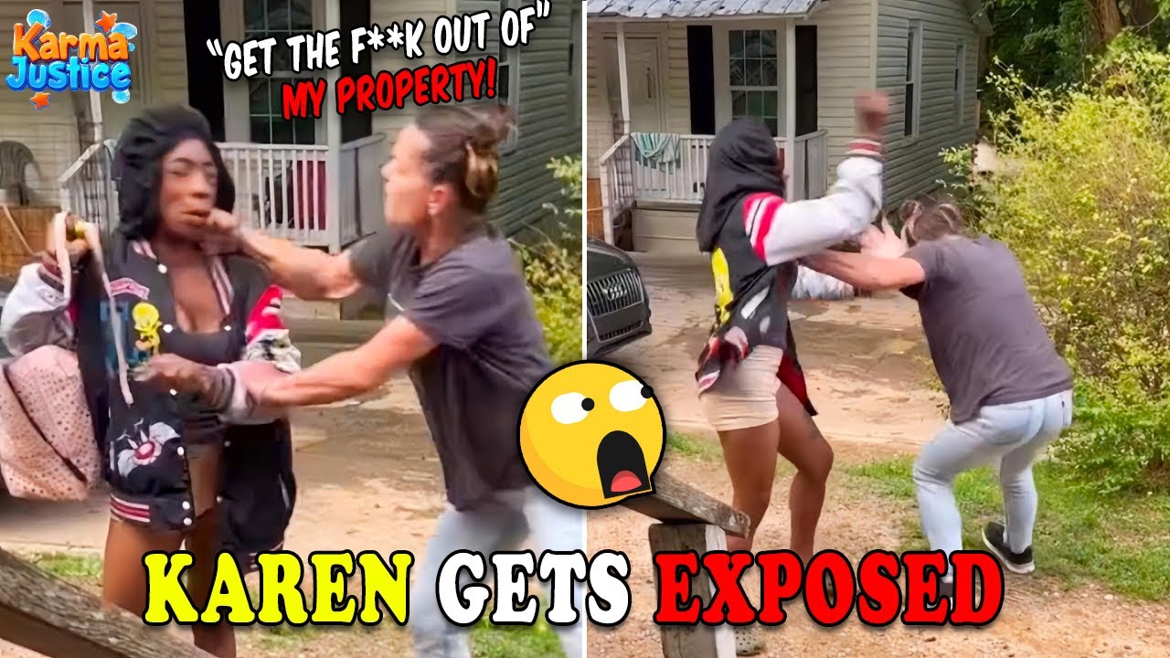 Karen Gets TOTALLY WRECKED After Going Too Far...(INSTANT KARMA) #1 ...