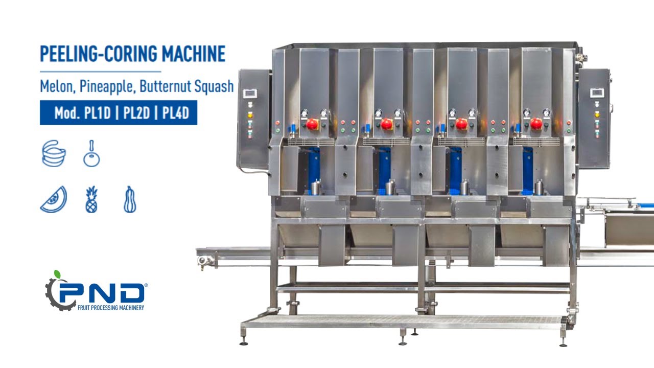 SUMMIT MACHINERY | PND PL1D Pine & Melon Peeler - YouTube