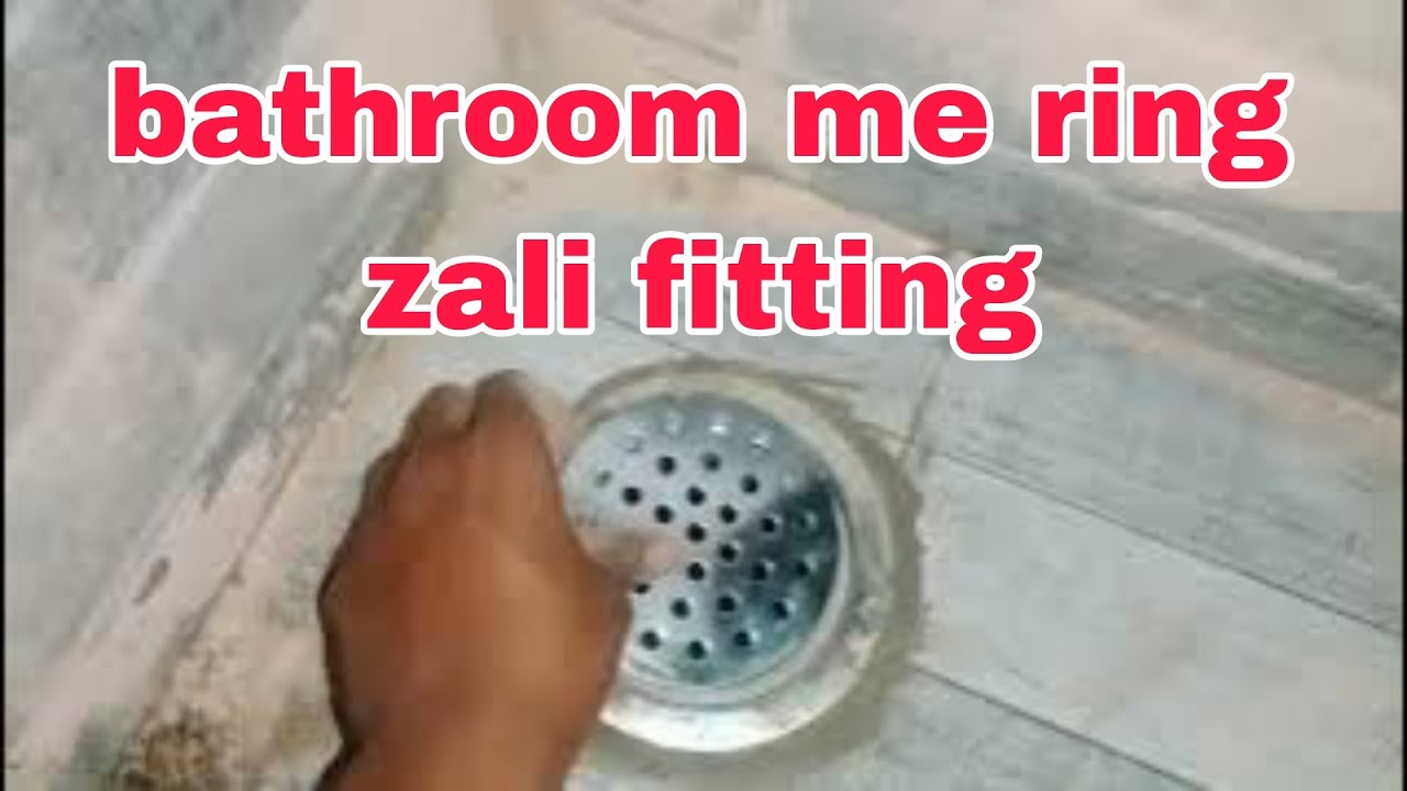 plumbing bathroom me ring zali fitting || bathroom nayani trap zali # ...