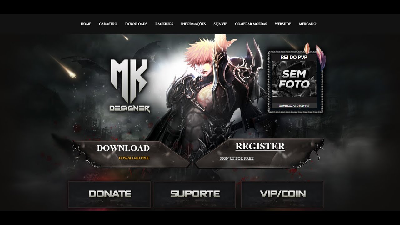 MU ONLINE - Template Custom #04 Web Morpheus / MK DESIGNER - YouTube