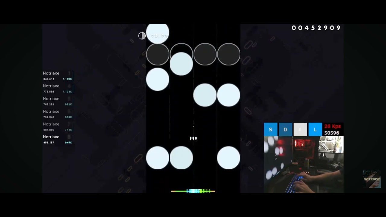 Osu! mania Volcanic 0.9x (96%+!!!!!) The fastest my fingers have ever ...