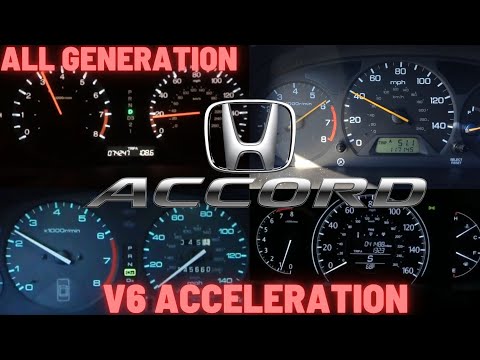Honda Accord V6 Acceleration Battle 0-60 mph Compilation
