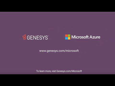 Genesys Engage on Azure: Create memorable customer experiences - YouTube