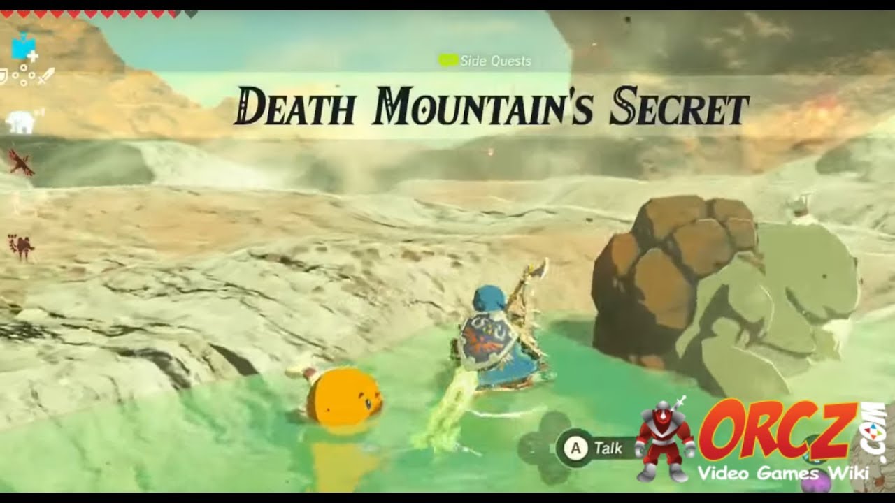 Legend of Zelda Breath of the Wild Death Mountain's Secret Gameplay ...