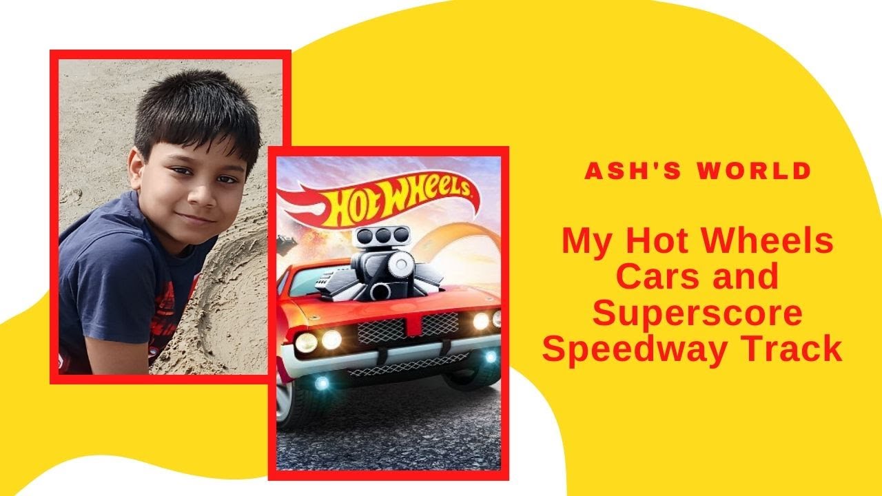 My Hot Wheels Cars and Superscore Speedway Track 😎 - YouTube