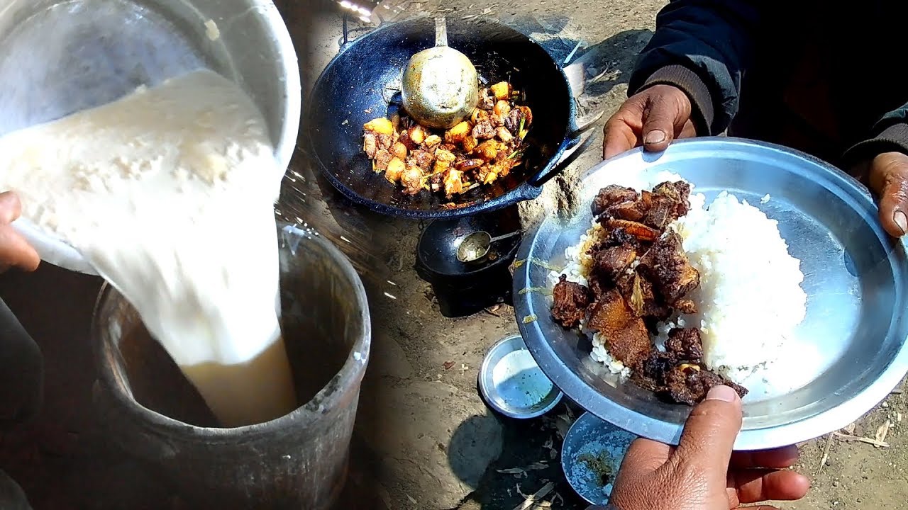 Himalayan Yummy Yummy Lunch Time || Organic Food , Healthy Life - YouTube