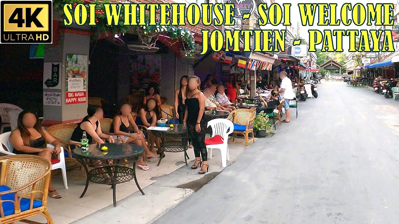 Jomtien Beach Road Soi Whitehouse Soi Welcome Jomtien Night Market After Songkran 2023 - YouTube