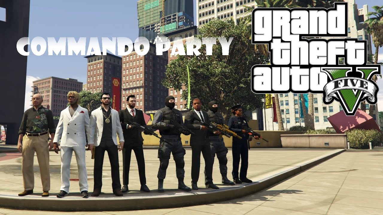 GTA V - COMMANDO PARTY 2😎 - YouTube
