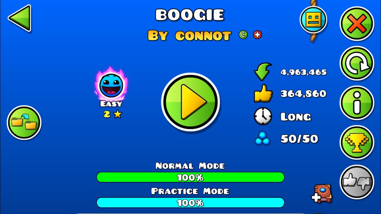 Boogie 100% | Geometry Dash - YouTube