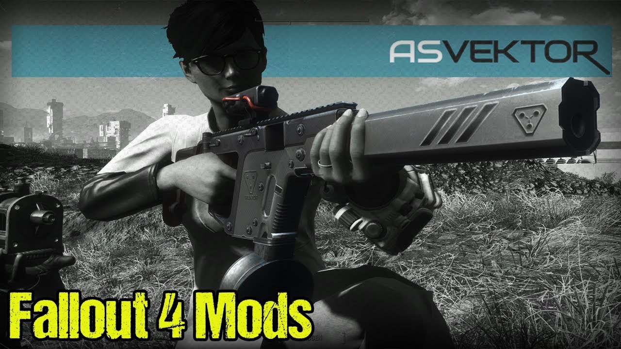 Fallout 4 Mods - AS Vektor SMG - YouTube