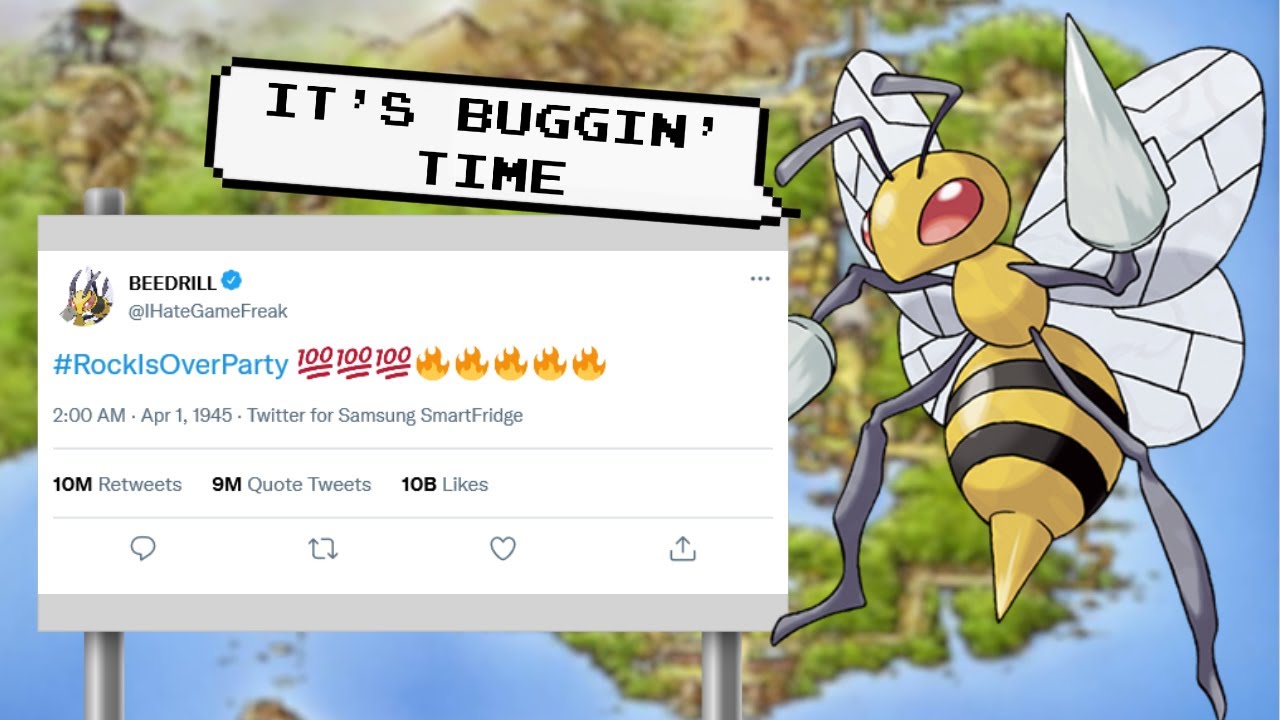 I Beat Pokémon Fire Red Using Only Bug Types - A Pokémon Challenge ...