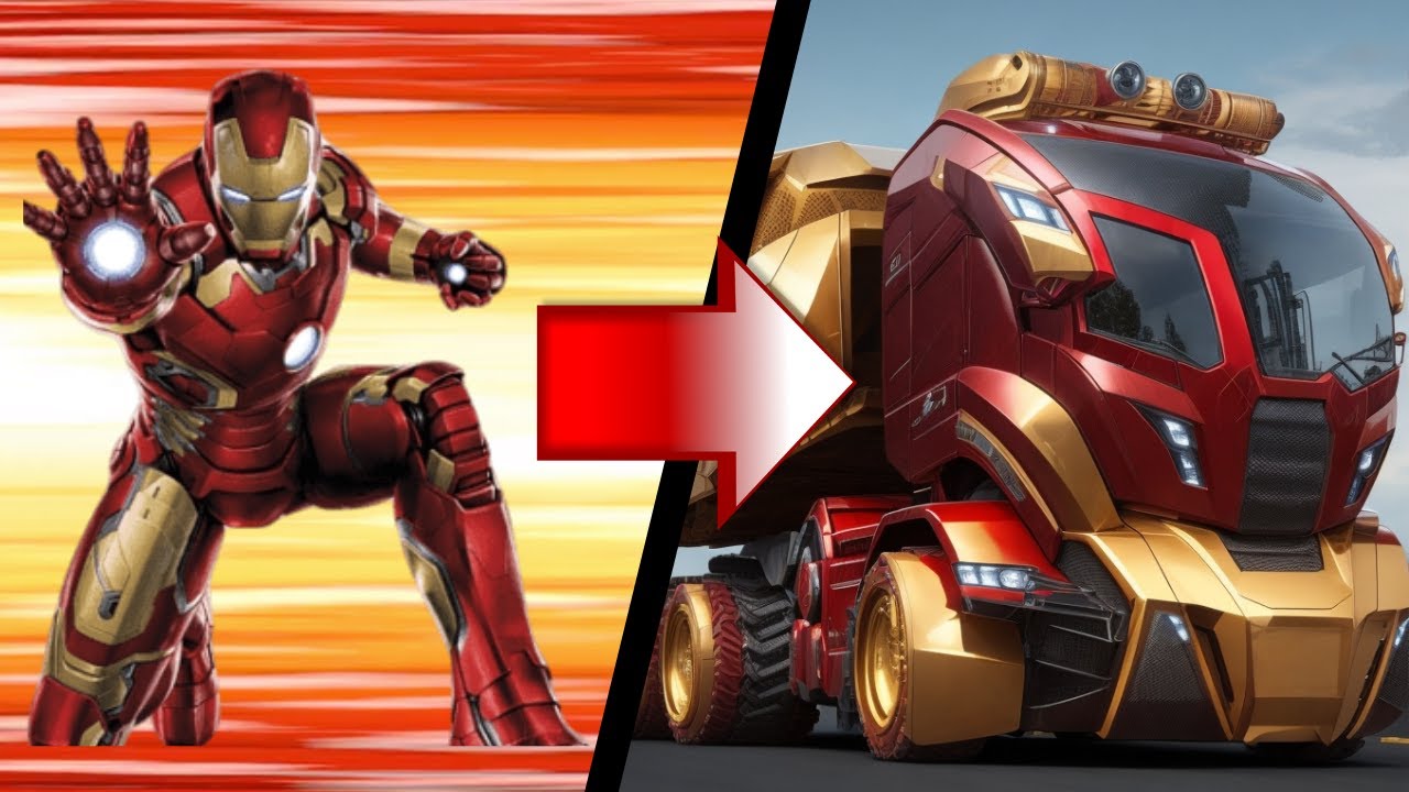 💥 Superhero 👉🏻 Truck ( Marvel & DC) - YouTube