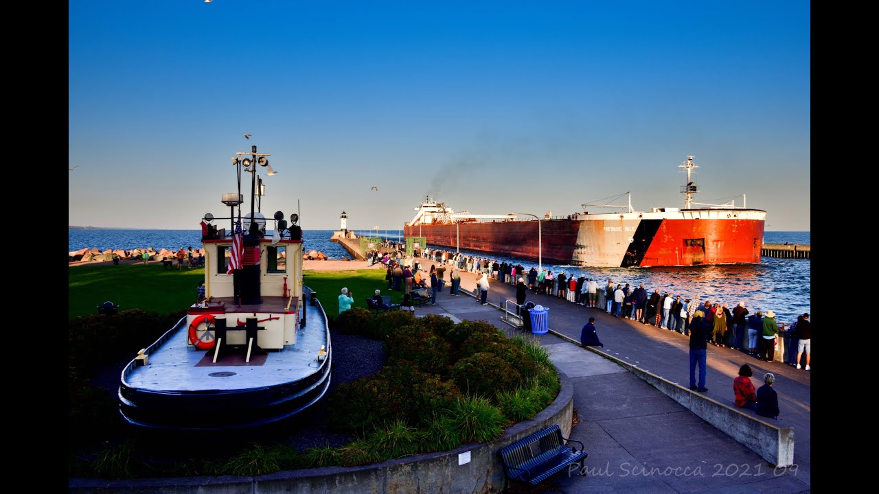 The Largest ATB on the lakes! The Presque Isle arriving Duluth for ...