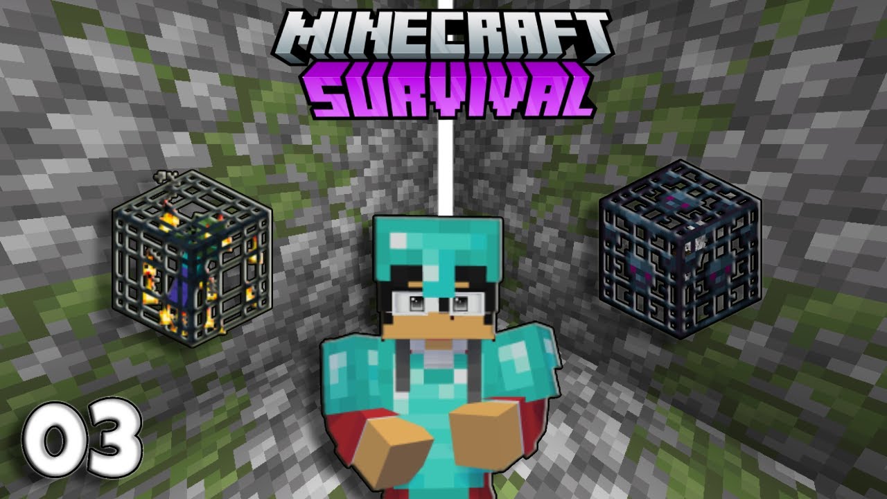 DIAMOND ARMOR & EXP FARM : 03 (Filipino Minecraft Java Survival) - YouTube